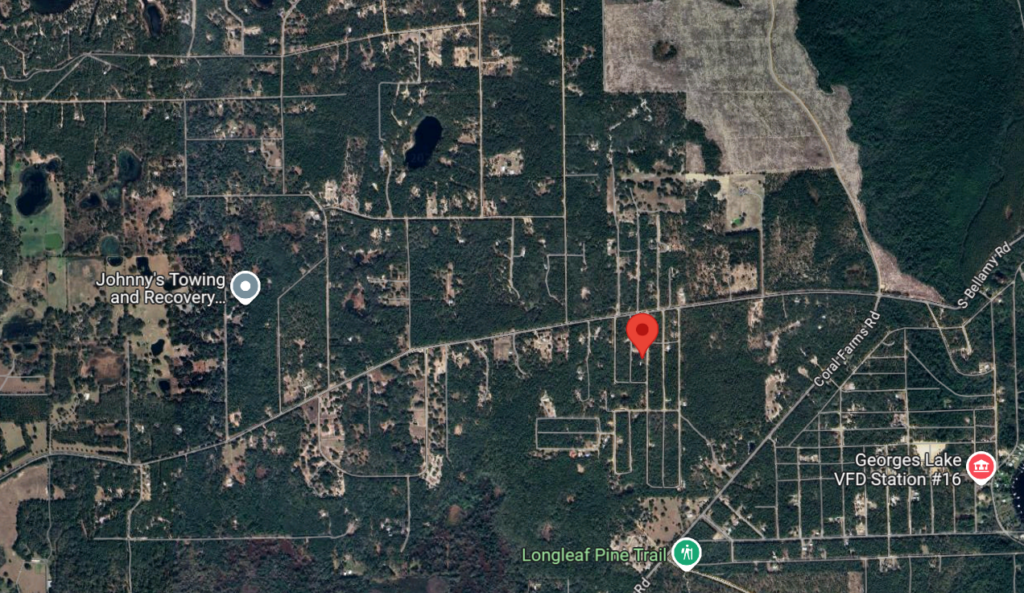 4 minutes drive away from Longleaf Pine Trail. Your lot with powerline ...