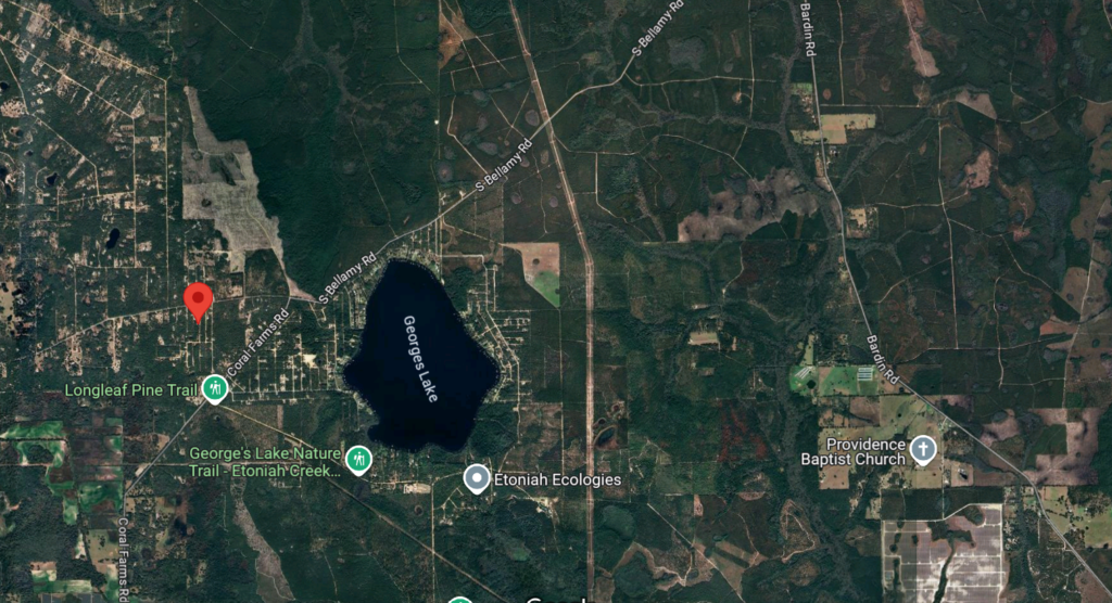 4 minutes drive away from Longleaf Pine Trail. Your lot with powerline ...